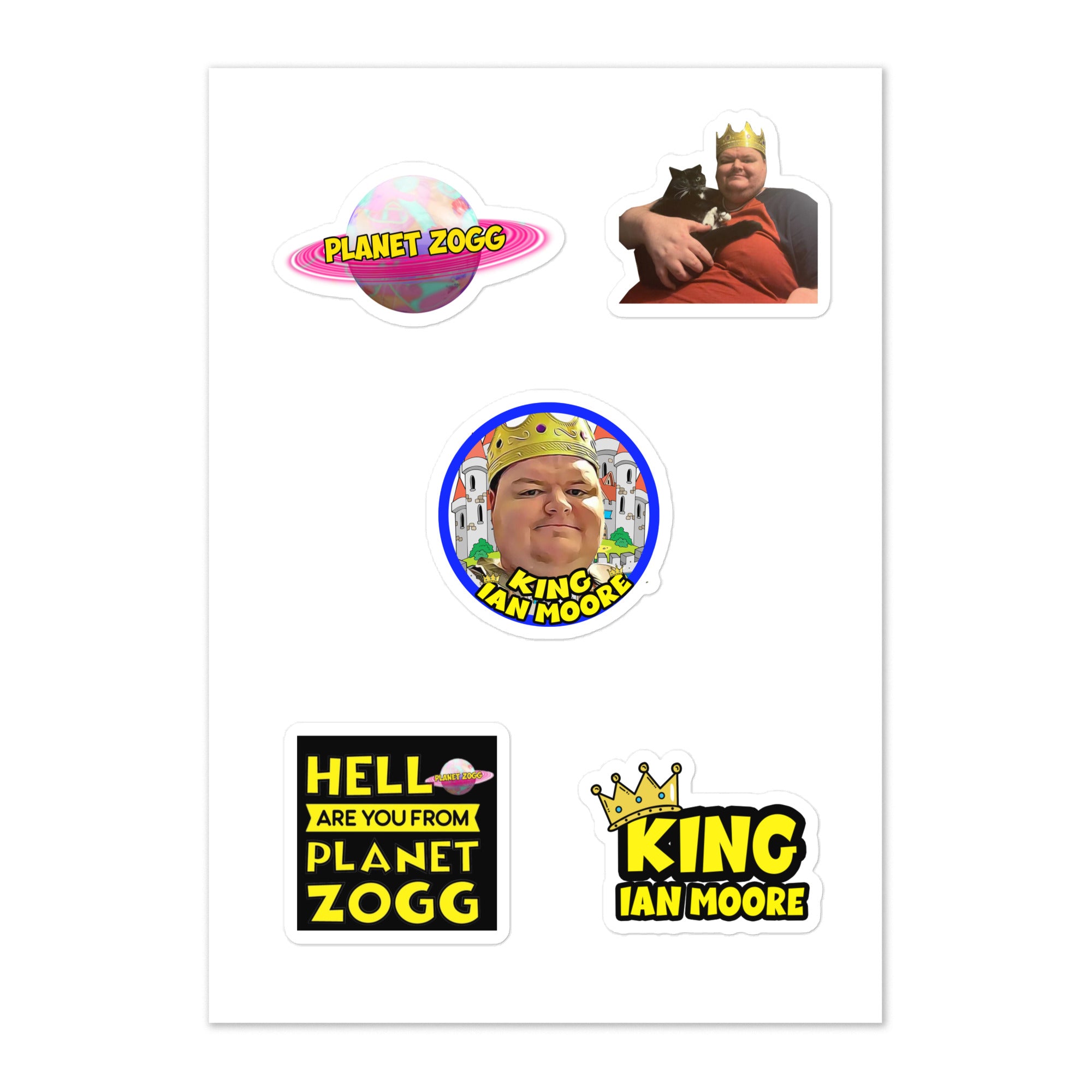 King Ian Sticker sheet – King ian merch